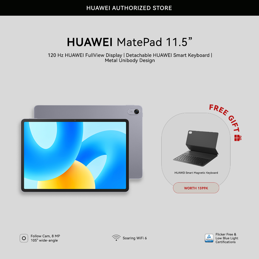 Jual [NEW]HUAWEI MatePad 11.5" Tablet [8+128GB] | PC-Level Productivity ...