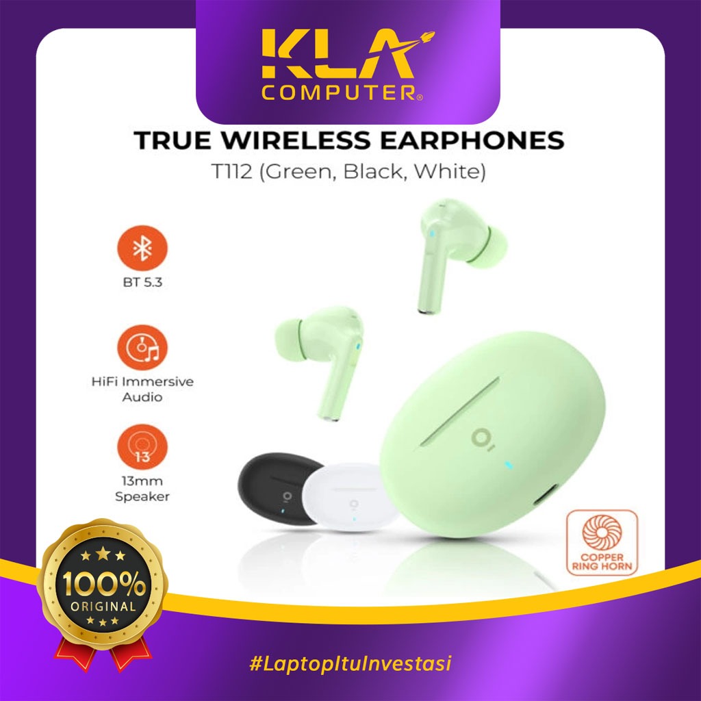 Jual TWS MURAH OLIKE T112 TRUE WIRELESS EARPHONES Bluetooth TWS Hi-Fi ...