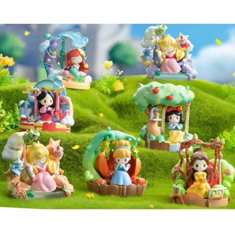 Jual ien ien MINISO Blind Box 52 TOYS Disney Princess D-Baby Blossom Flower Swing Series Mulan ...