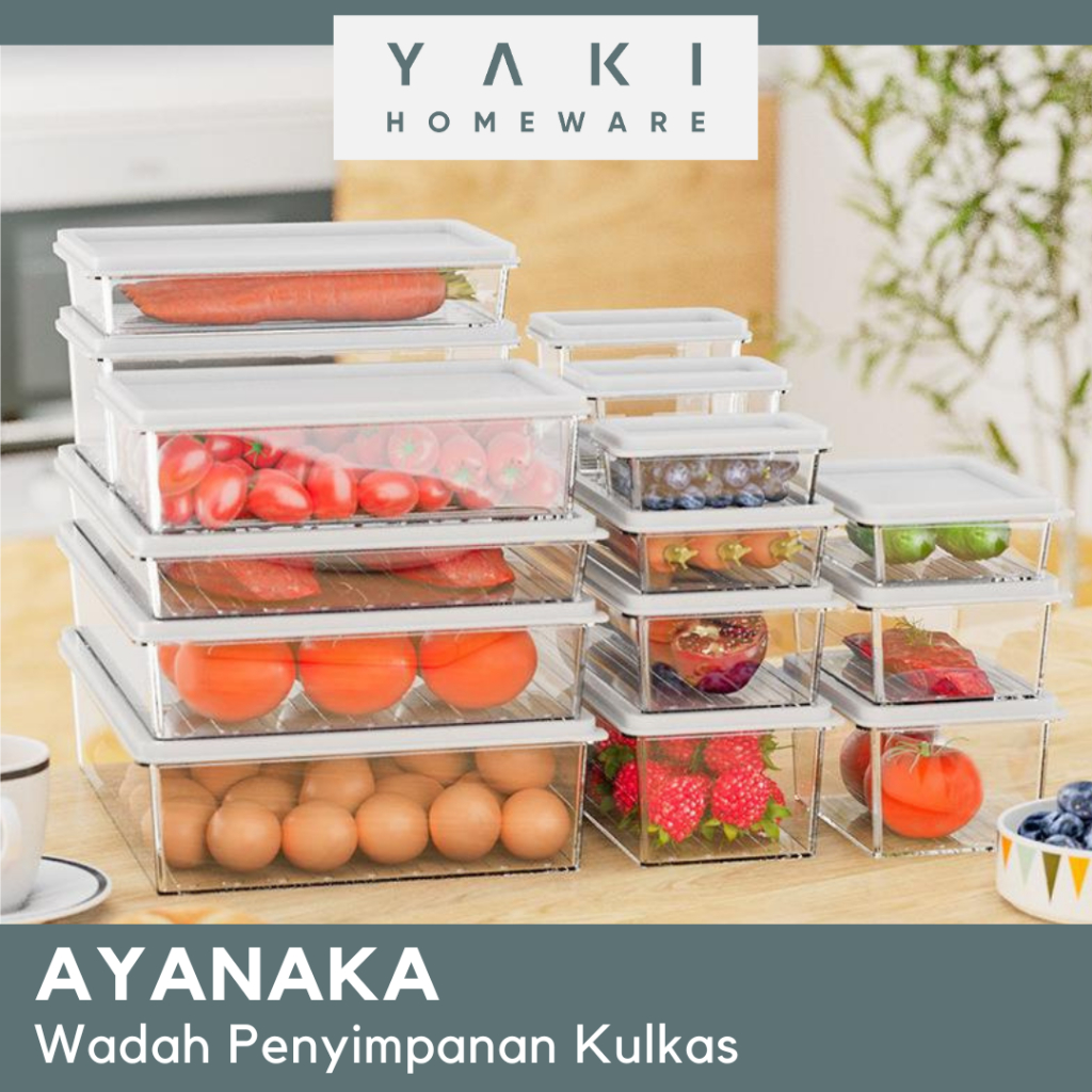 Jual YAKI - AYANAKA Penyimpanan Bahan Makanan Minimalis Kontainer ...