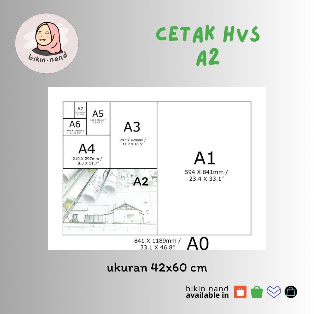 Jual Cetak HVS Foto ukuran A2 (42x60 cm) | Shopee Indonesia