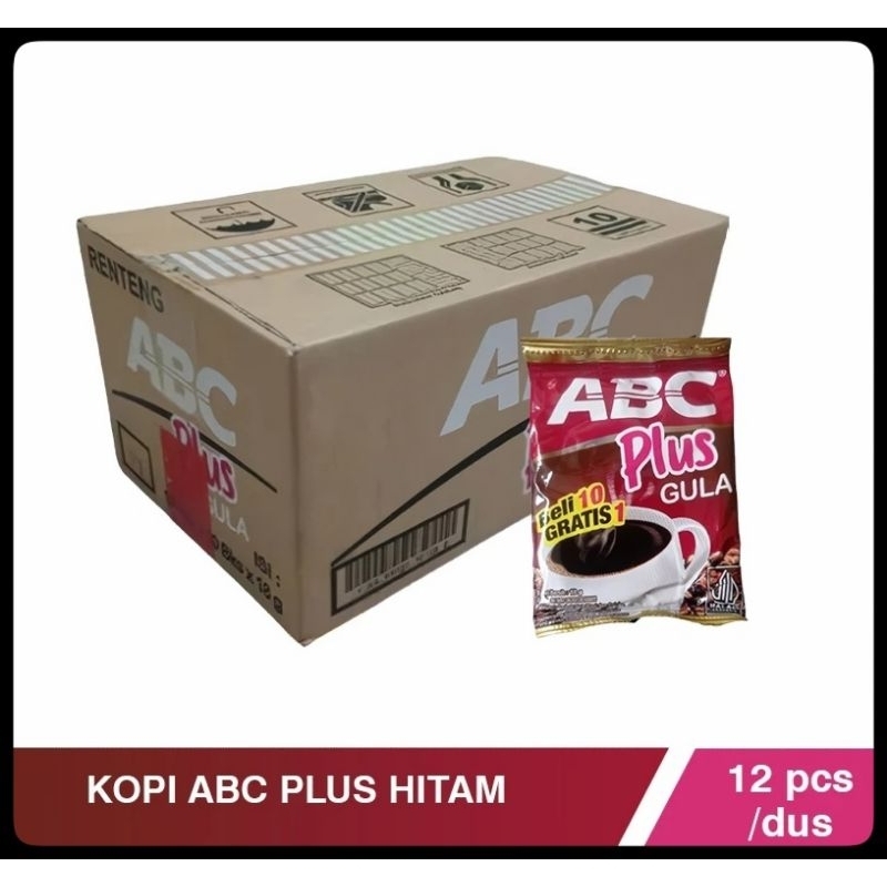 Jual 1 Dus Abc plus gula / Kopi Abc plus gula 1 dus isi 12 renceng | Shopee Indonesia