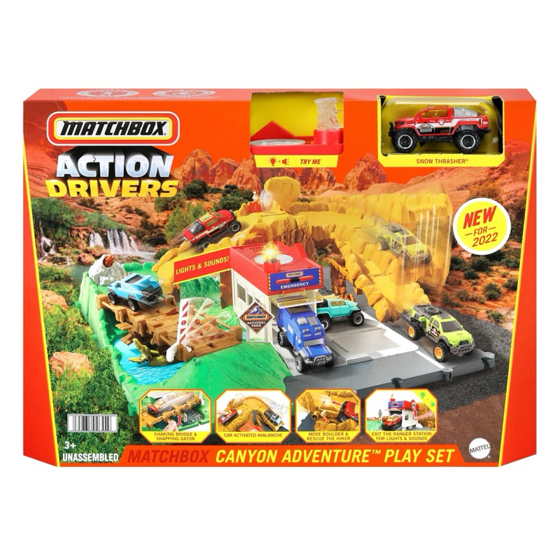 Jual Matchbox Action Drivers Matchbox Canyon Adventure Playset | Shopee ...