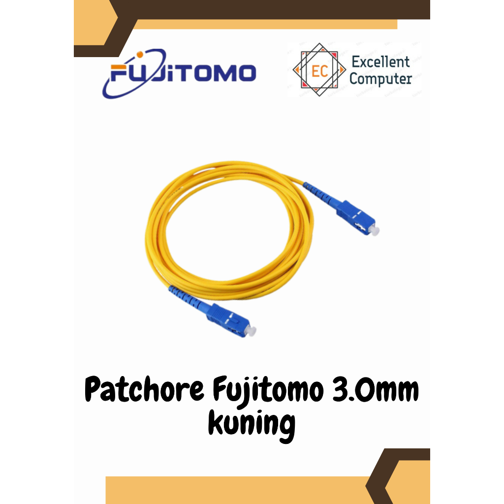 Jual Patchcore Fiber Optic FUJITOMO 3.0mm - Patchore Kuning [ Top ...