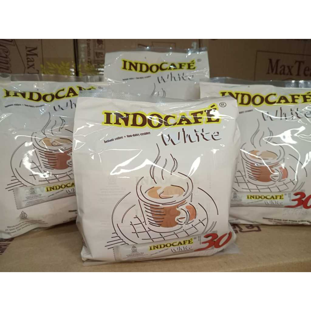 Jual INDOCAFE WHITE (bebas gula) - isi 30 stick @12gram- Expired ...