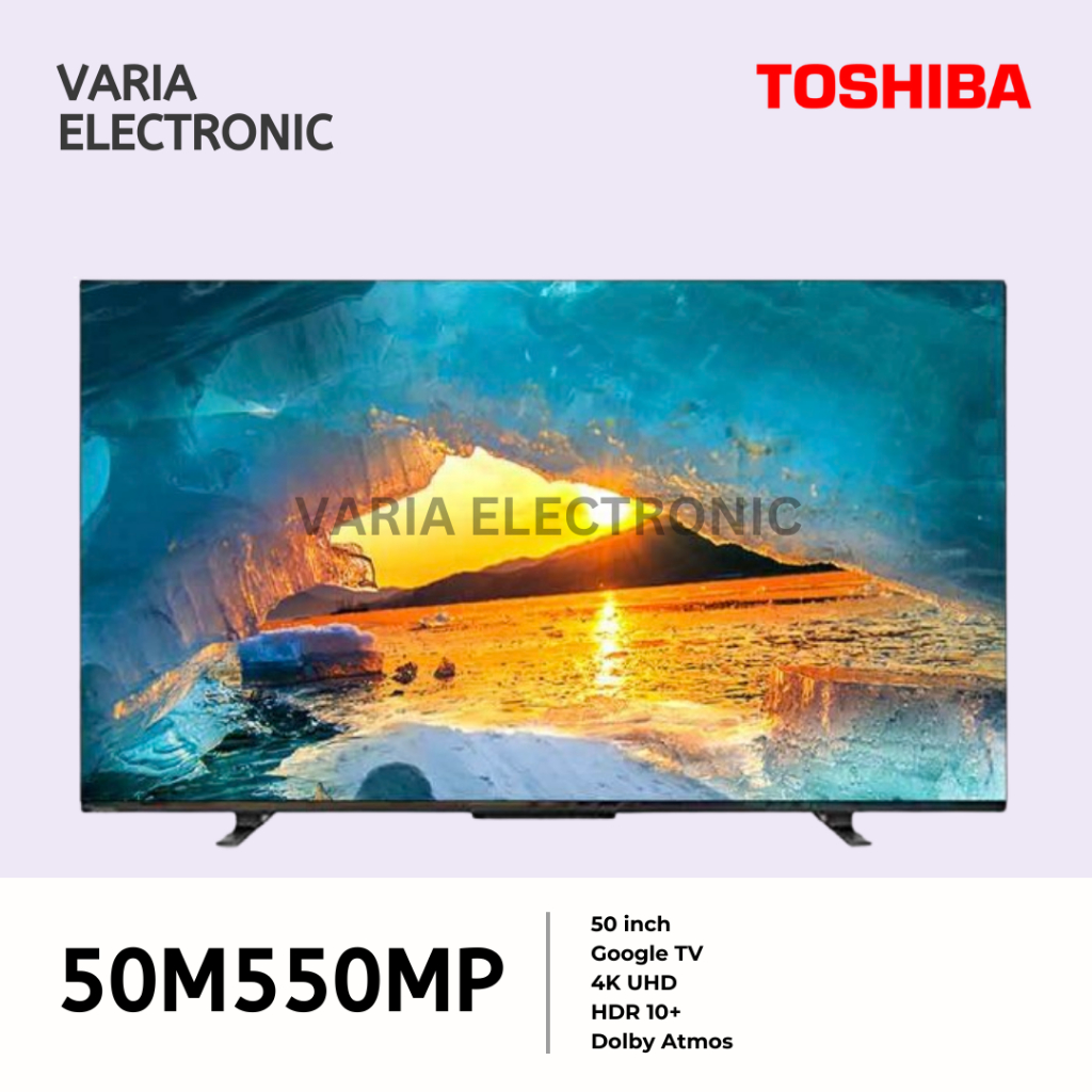 Jual LED TV TOSHIBA 50 Inch 50M550MP 4K UHD Google TV | Shopee Indonesia
