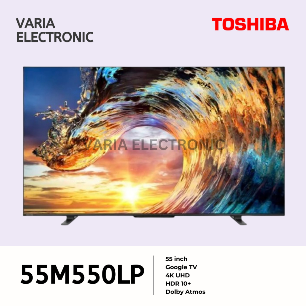 Jual LED TV TOSHIBA 55 Inch 55M550LP 4K UHD Google TV | Shopee Indonesia