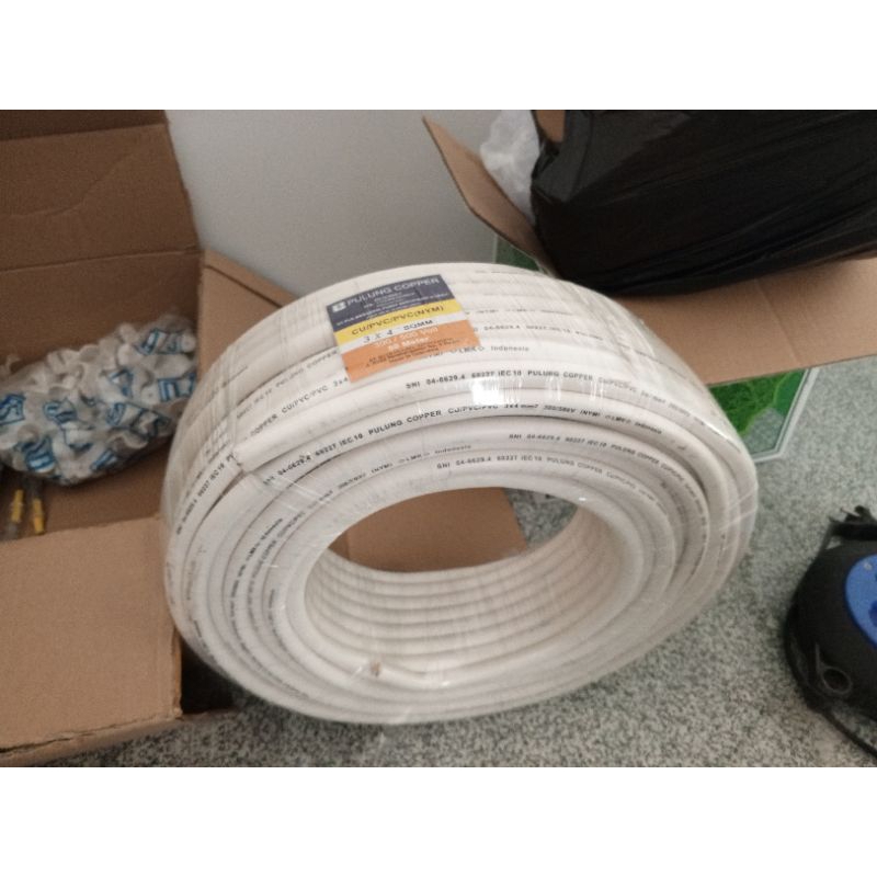Jual kabel PULUNG 3x4 1 roll murah | Shopee Indonesia