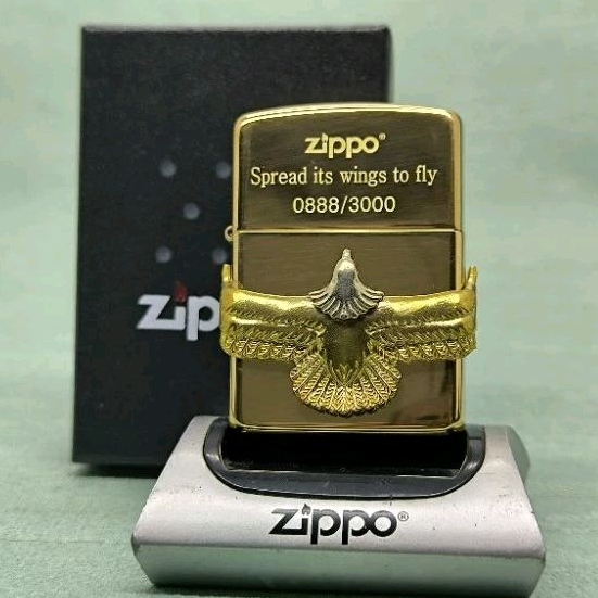Jual Zippo Armor Eagle Spread Wings Original Limited Edition | Shopee Indonesia