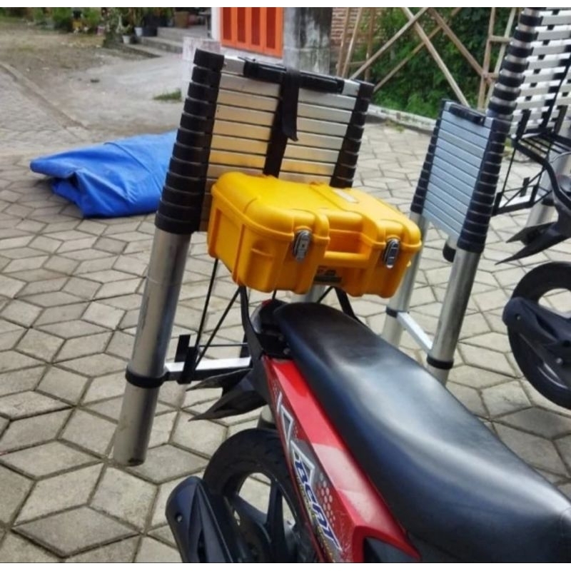 Jual Bracket begel tempat tangga untuk motor dengan dudukan box custom ...