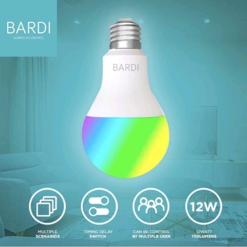 Jual BARDI Smart Lamp 12W LIGHT BULB LED (Ex Display) | Shopee Indonesia