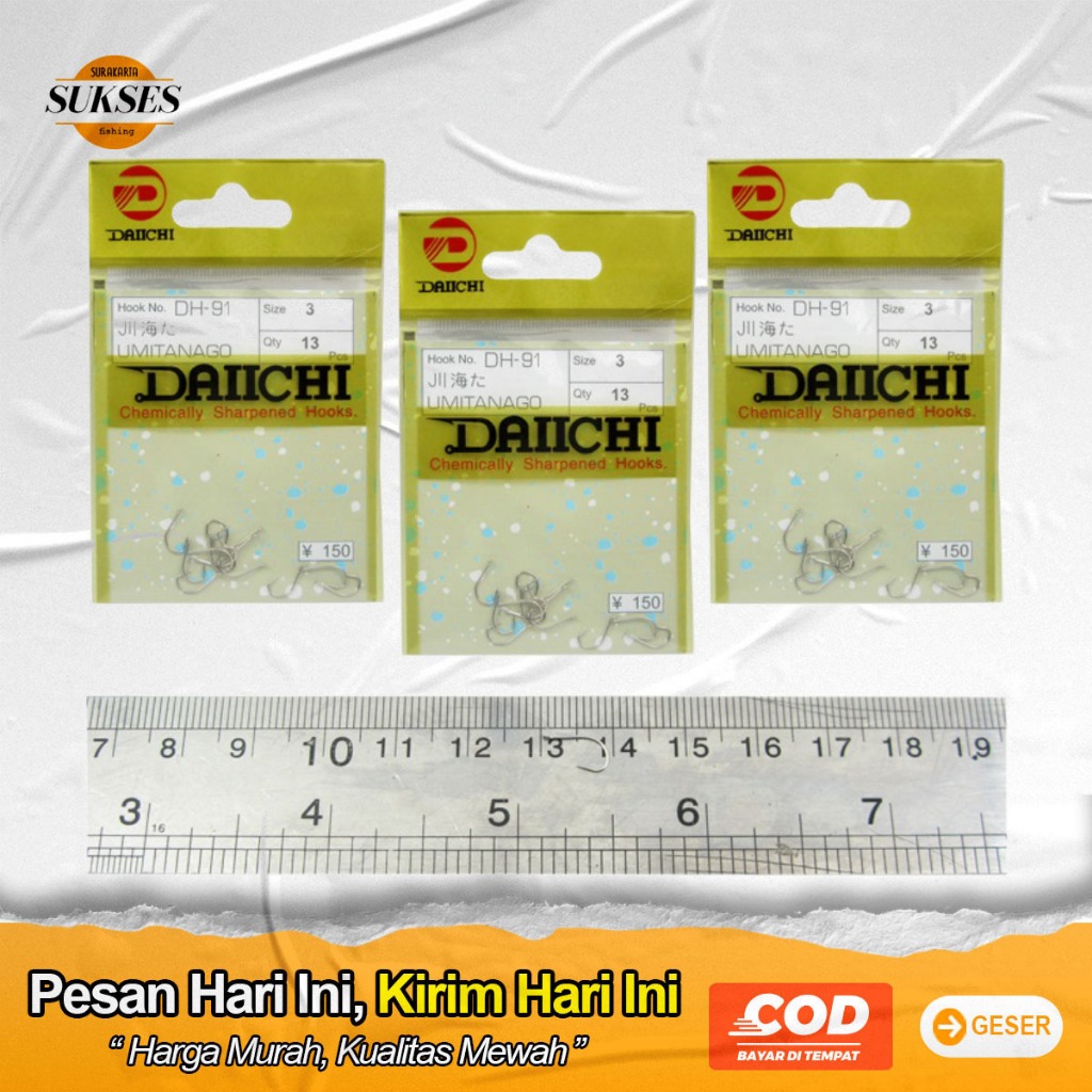 Jual MATA KAIL DAICHI "DH-91" (UMITANAGO) (Silver Lubang) | Shopee ...
