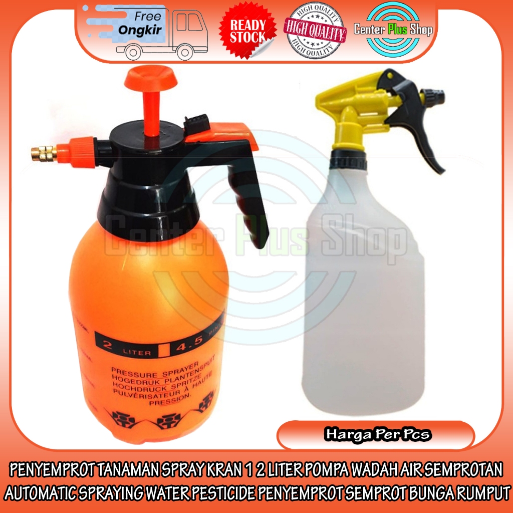 Jual PENYEMPROT TANAMAN SPRAY KRAN 1 2 LITER POMPA WADAH AIR SEMPROTAN ...