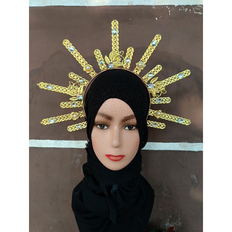 Jual Bando adat/bando tari/;bando mahkota cahaya | Shopee Indonesia