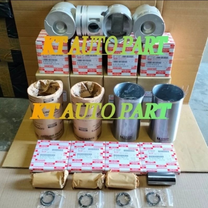 Jual LINER KIT LINER SET BORING SET VURING FORING KOMPLIT NHR55 TURBO ...