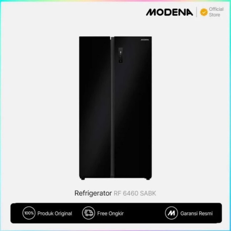 Jual kulkas Modena side by side RF 6460 SABK 646 liter | Shopee Indonesia