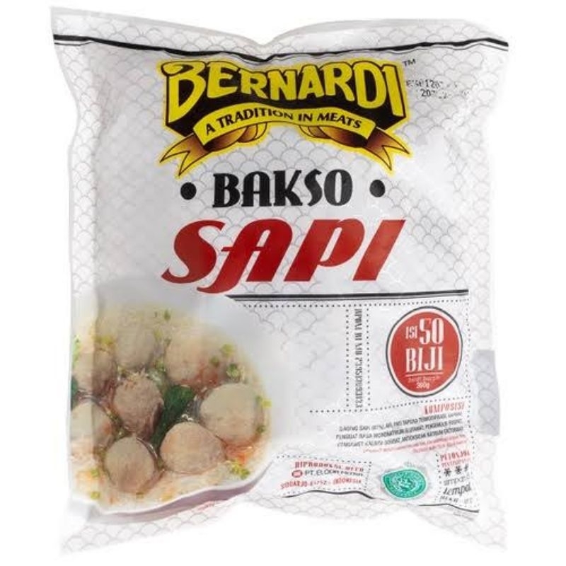 Jual Bernardi Bakso Sapi Kecil 50pcs | Shopee Indonesia