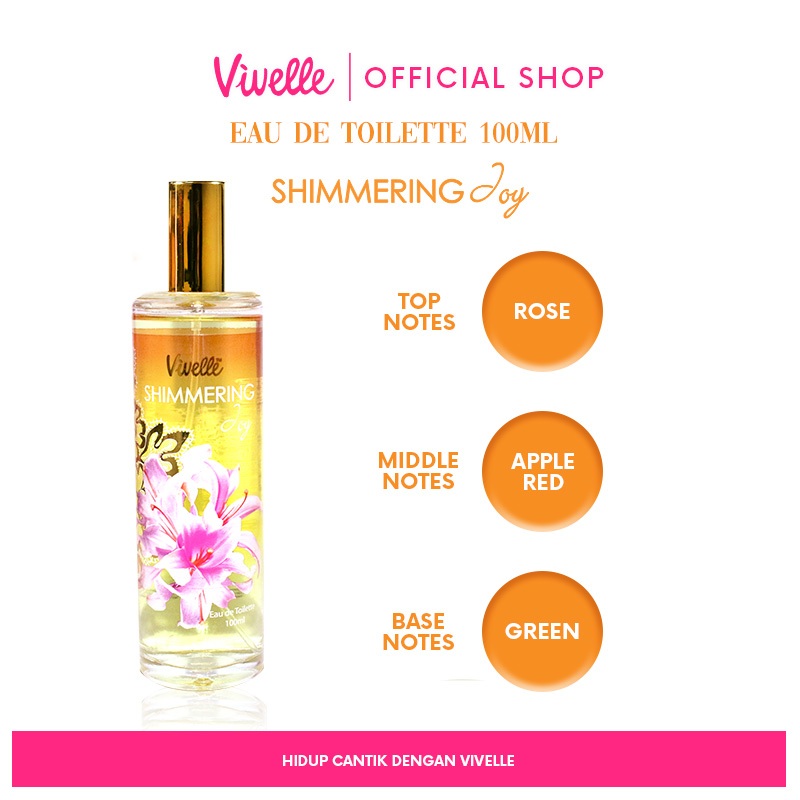Jual Vivelle Eau De Toilette Designer Perfume Glass 100 ml - Halal ...