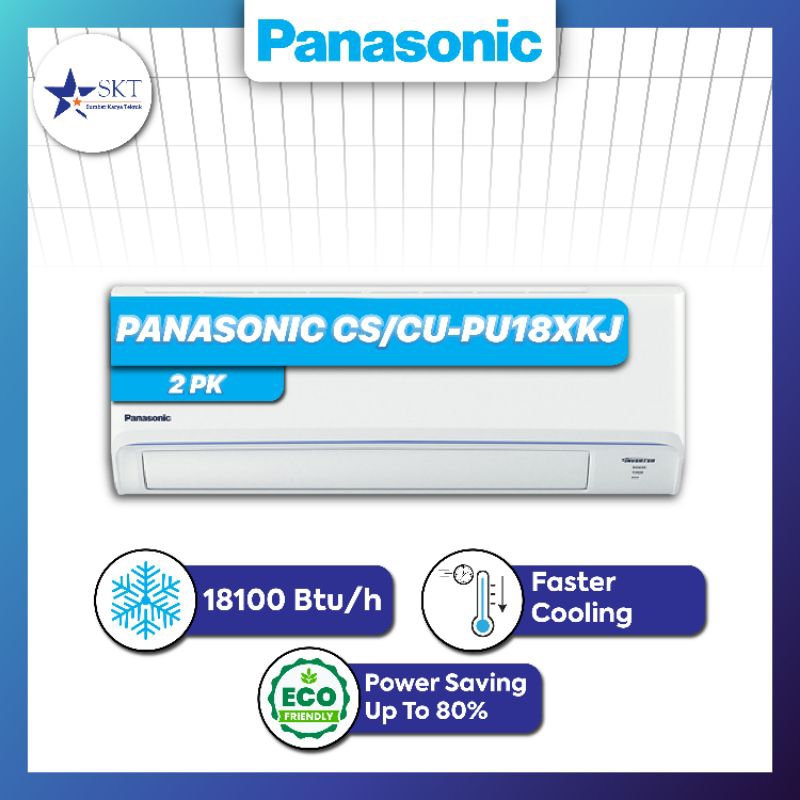 Jual Ac Panasonic CS/CU-PU18XKJ 2PK Inverter - Pasang | Shopee Indonesia