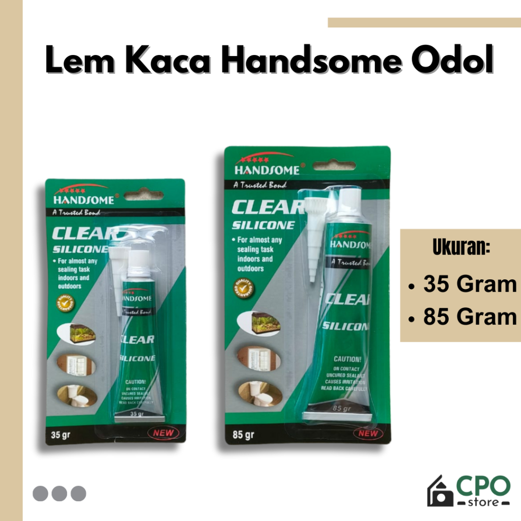 Jual Lem Sealant / Lem Kaca / Lem Akurarium Kemasan Odol 35 Gram dan 85 ...