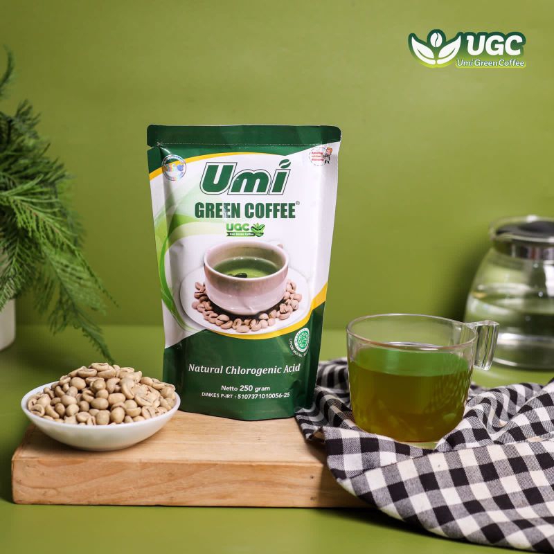 Jual Kopi hijau / umi Green coffee / Pelangsing / biji kopi ( paket ...