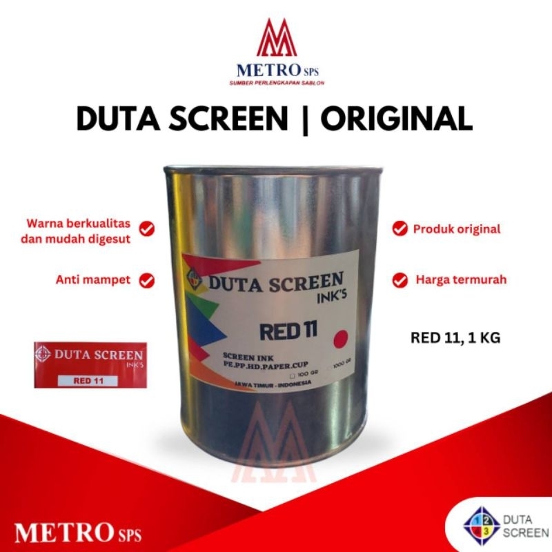 Jual Duta screen 11 Red | Shopee Indonesia