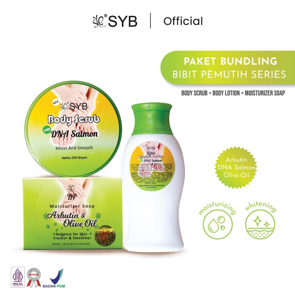 Jual SYB BUNDLING BIBIT PEMUTIH BODY CARE (LOTION BIBIT + SCRUB BIBIT ...