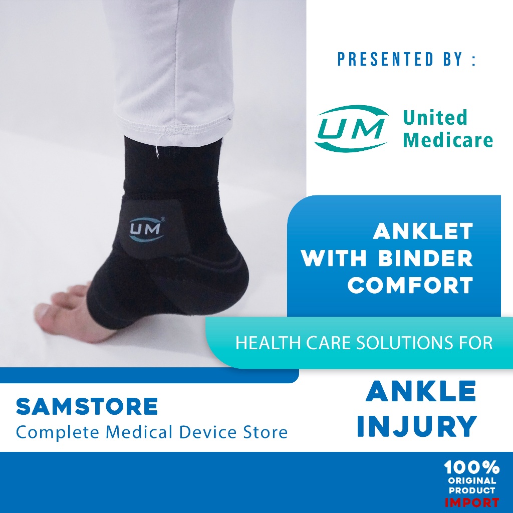 Jual UM Anklet With Binder Comfort | PREMIUM | Ankle Support | Angkle ...