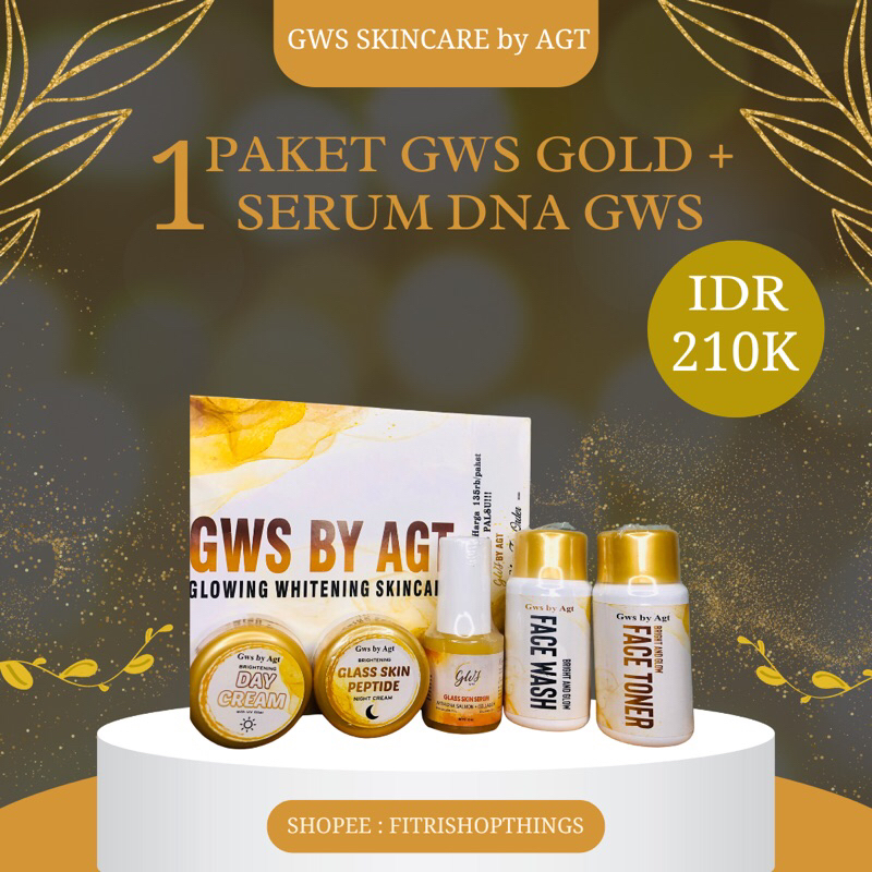 Jual 1 PAKET GWS GOLD + 1 PCS SERUM DNA ( FREE KAPAS/GIFT ) | Shopee Indonesia