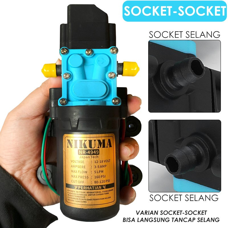 Jual Pompa DC Tekanan Tinggi untuk Sprayer Elektrik Nikuma 160psi ...
