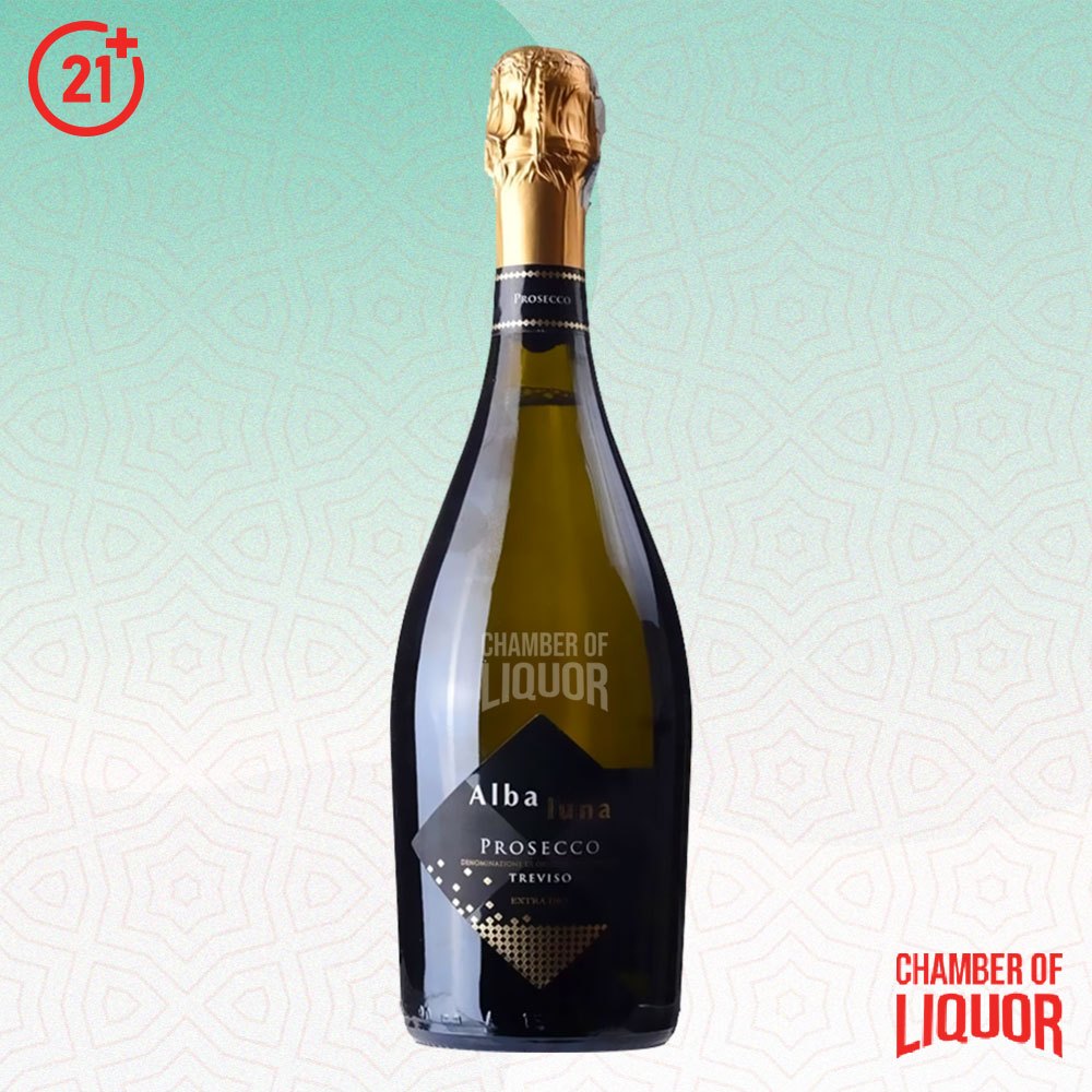 Jual Alba Luna Prosecco di Trevisso Extra Dry Italian Wine 750ml | Shopee Indonesia