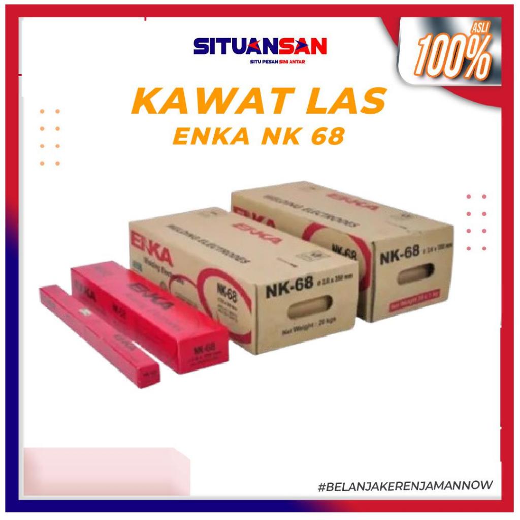 Jual Kawat Las NK 68 Welding Electrode AWS E6013 5kg ENKA Original | Shopee Indonesia