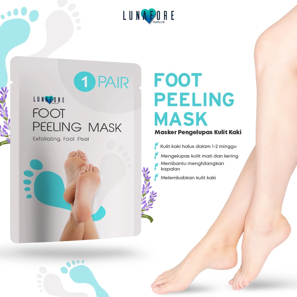 Jual Foot Peeling Mask - Lunafore - Exfoliating - 1 Pasang - Exfoliate ...