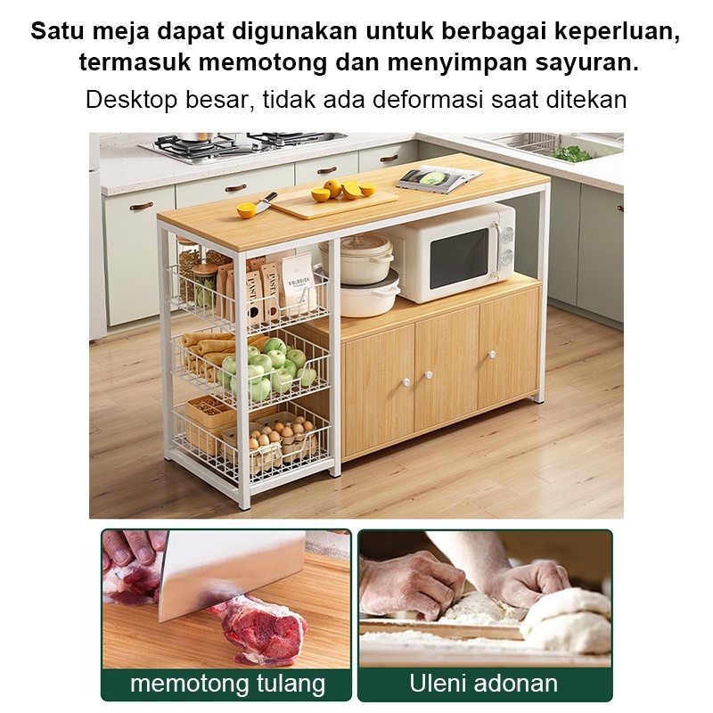 Jual Rak Lemari Piring Dapur Serbaguna Rak Oven Microwave Rak Oven ...