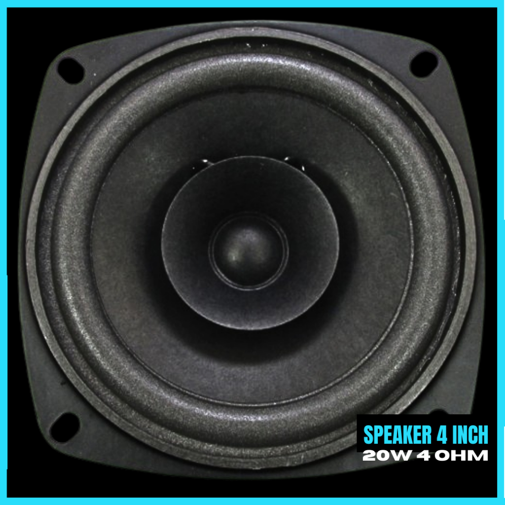 Jual Boomacoustic Speaker Woofer Mobil 4 Inch 20 Watt 4 Ohm | Shopee ...