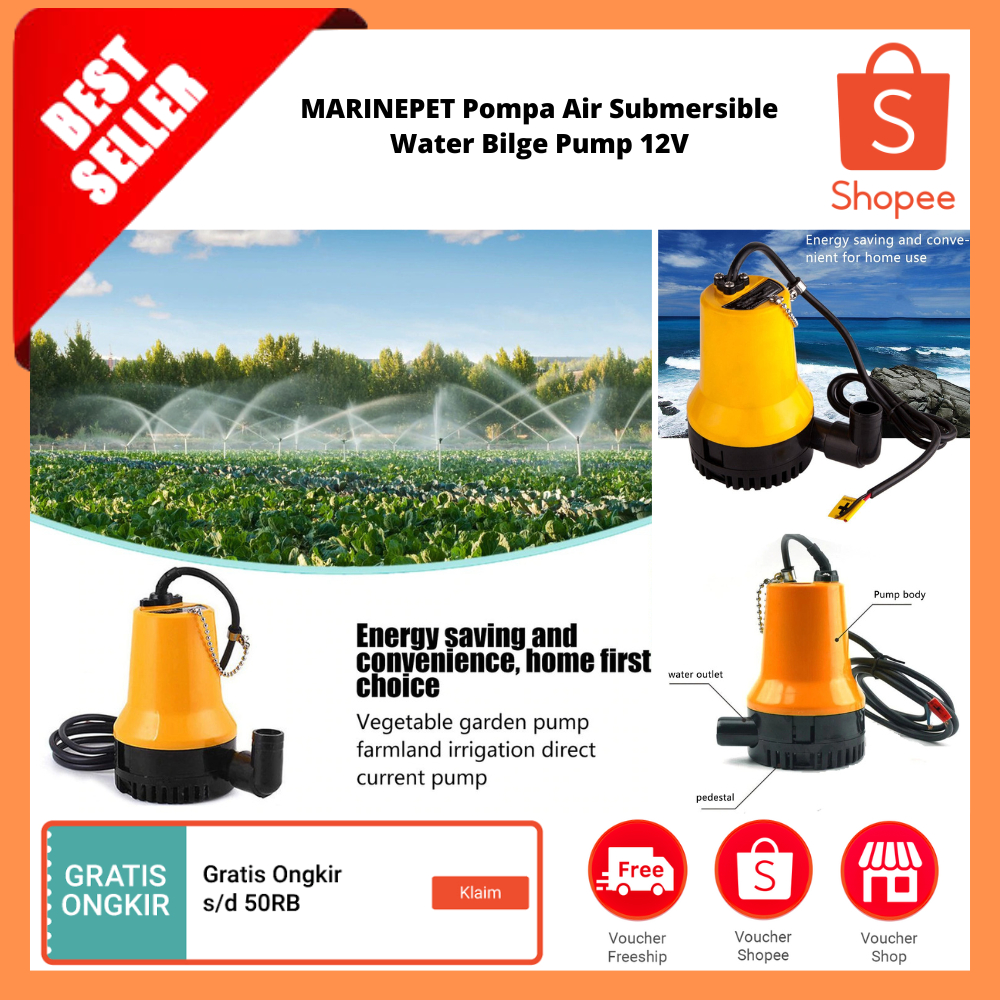Jual Pompa Air Submersible Water Bilge Pump 12V / Pompa Lambung Kapal ...