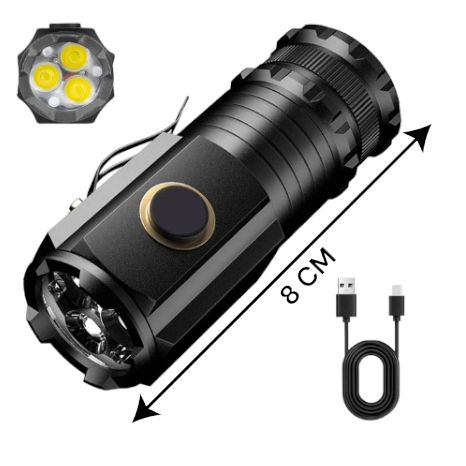 Jual Senter MX-B16 LED Mini 3LED Portable Senter Tangan Multifungsi 5 ...