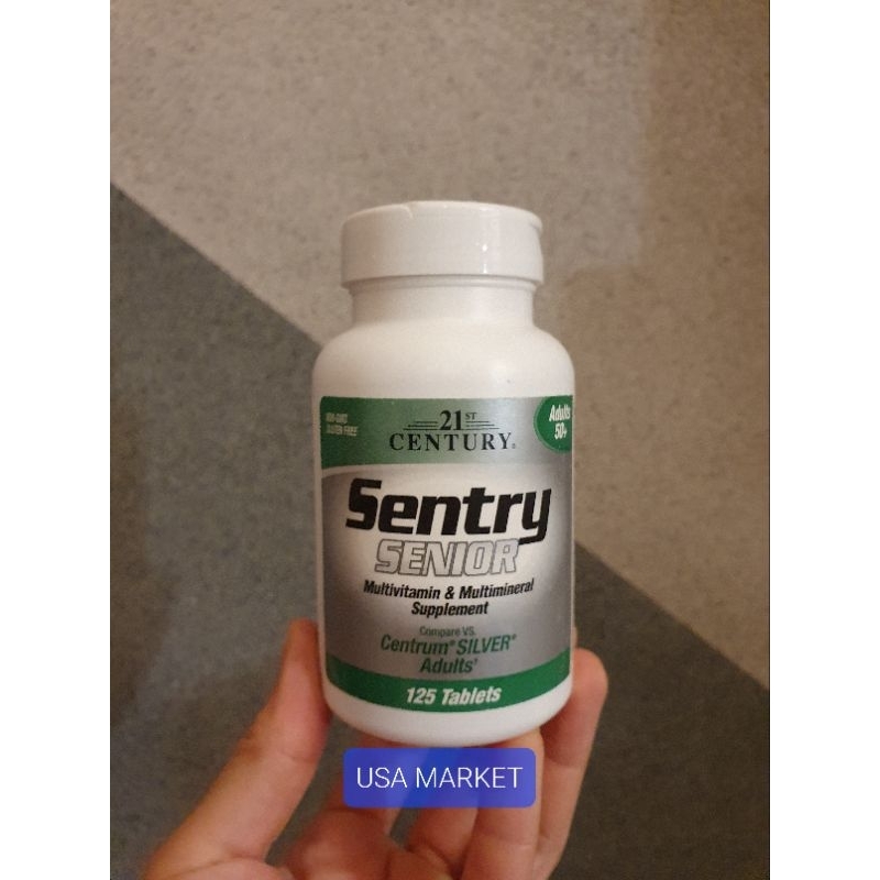 Jual 21st Century Sentry Senior for adult 50+ multivitamin multimineral ...