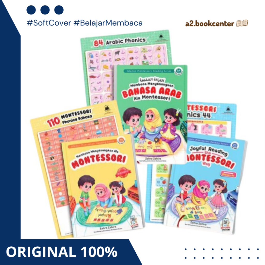 Jual [ABC] READY Membaca Menyenangkan Ala Montessori Zahra Zahira ...