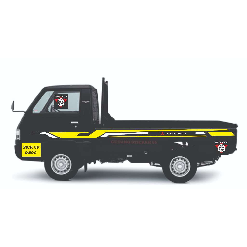 Jual sticker mobil pick up col T120 ss stiker list body sampeng colT120 ...