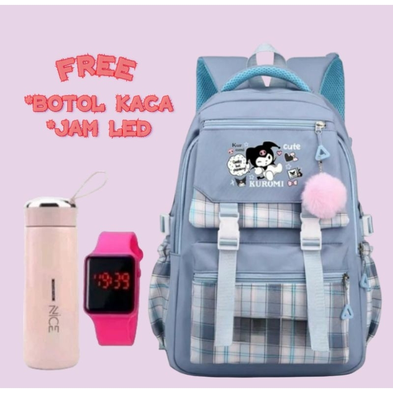 Jual TAS RANSEL ANAK SEKOLAH KARAKTER KUROMI SD SMP SMA MURAH BANYAK BONUS | Shopee Indonesia