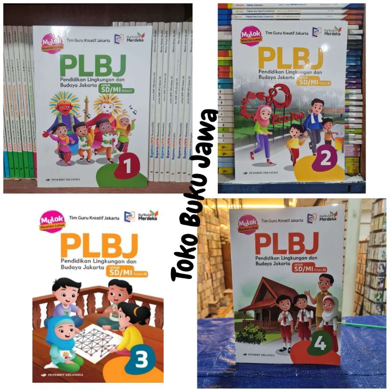 Jual ORIGINAL Buku PLBJ kelas 1 2 3 4 5 6 Kurikulum Merdeka Erlangga | Shopee Indonesia
