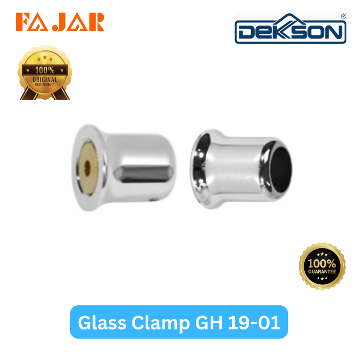 Jual Glass Clamp GH 19-01 Dekkson Original (Pipa ke Tembok) | Shopee ...