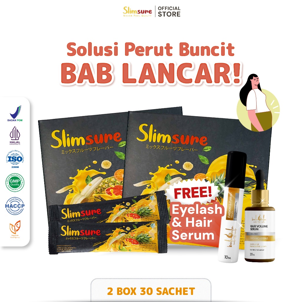 Jual Slimsure Block Fat - 2 Box | Fiber Drink | Melancarkan BAB | Diet ...