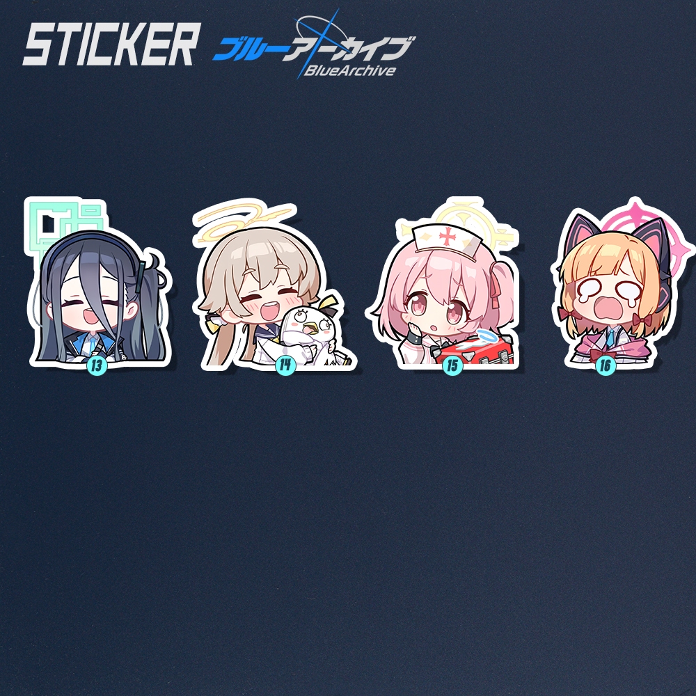 Jual Sticker Blue Archive - Sticker Anime Game Blue Archive - Stiker ...