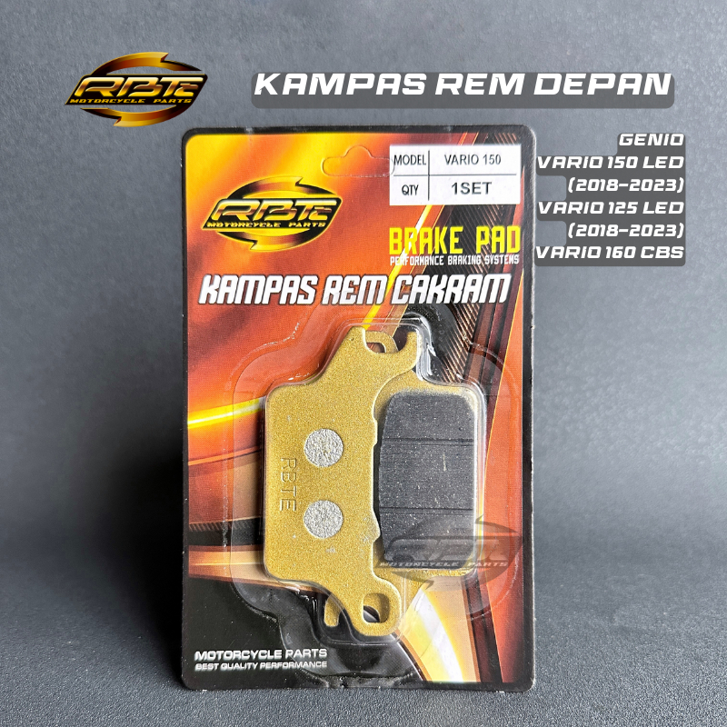 Jual DISCPAD KAMPAS REM DEPAN VARIO 150 NEW VARIO 125 LED GENIO VARIO ...