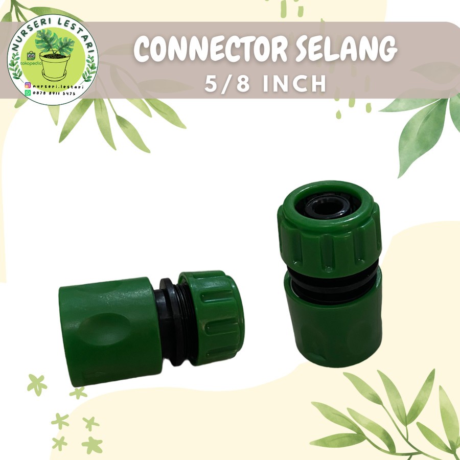 Jual Connector Konektor Selang Air 5/8 inch - Quick Release | Shopee ...