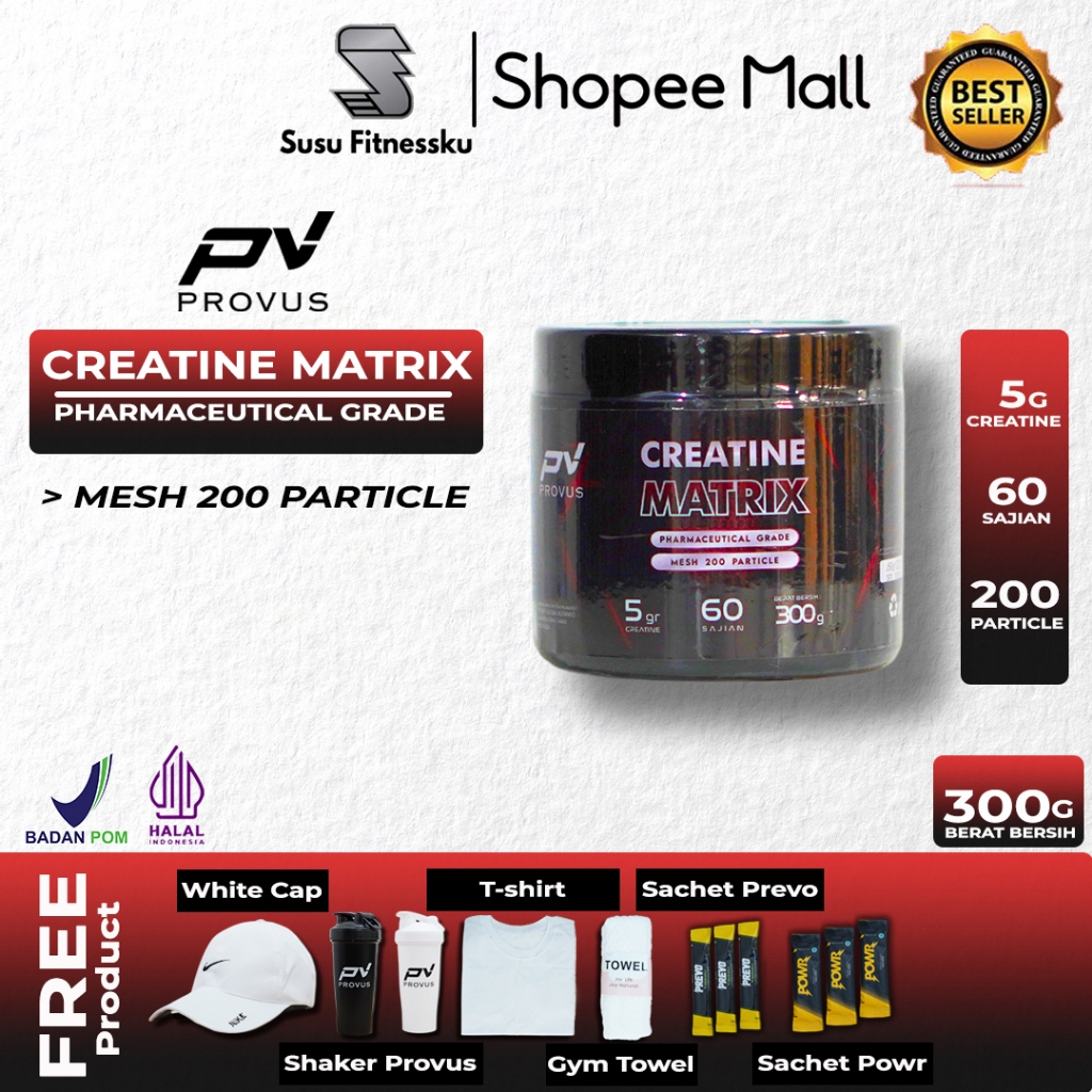 Jual PROVUS Creatine Matrix - Pharmaceutical Grade | Shopee Indonesia