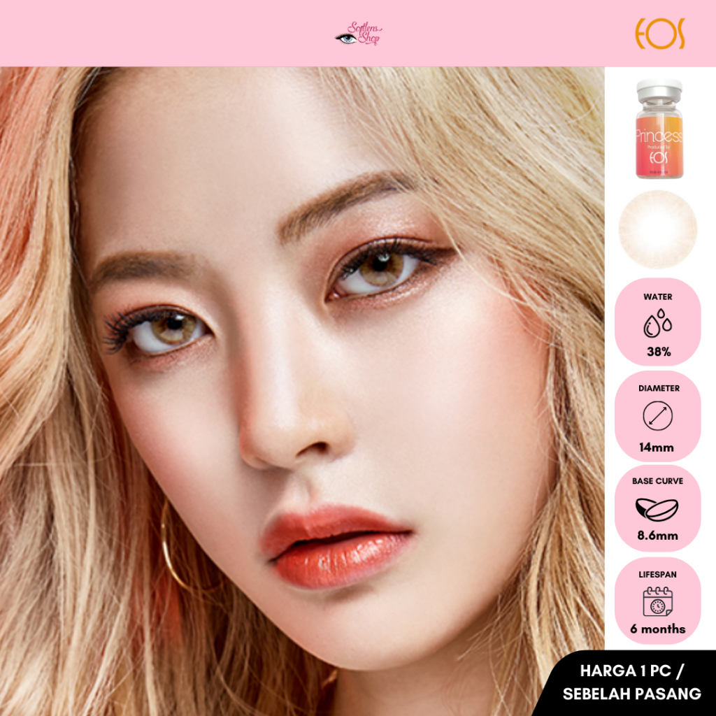 Jual Softlens Eos Vonvon Brown (HARGA UNTUK 1PC / SEBELAH PASANG ...