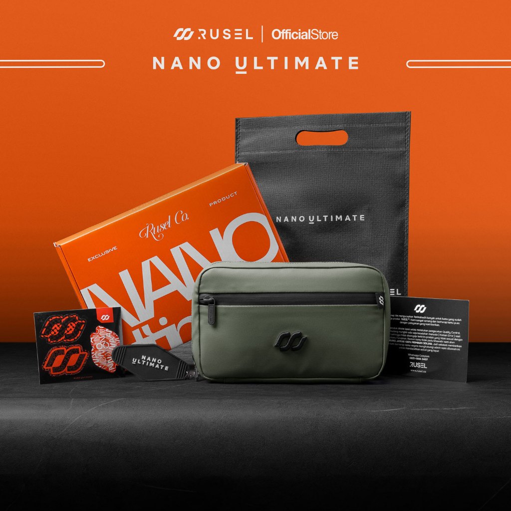 Jual RUSEL CO - Handbag Nano Ultimate Exclusive Tas Pria Multifungsi ...
